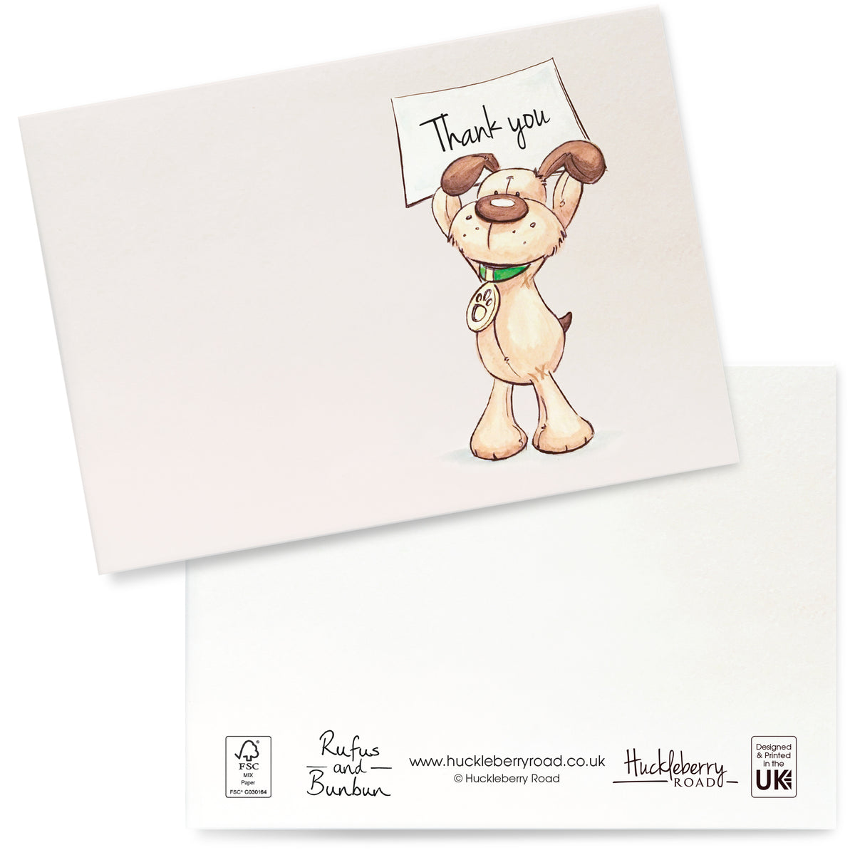 Rufus Sign Thank You Cards: Pack of 8 – Roy Anstey Design